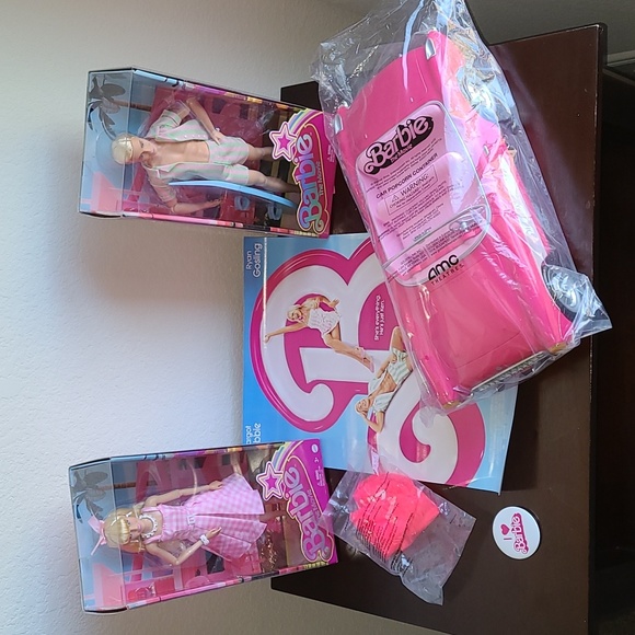 Mattel | Toys | Barbie The Movie Dolls Poster Popcorn Bucket Floatie ...